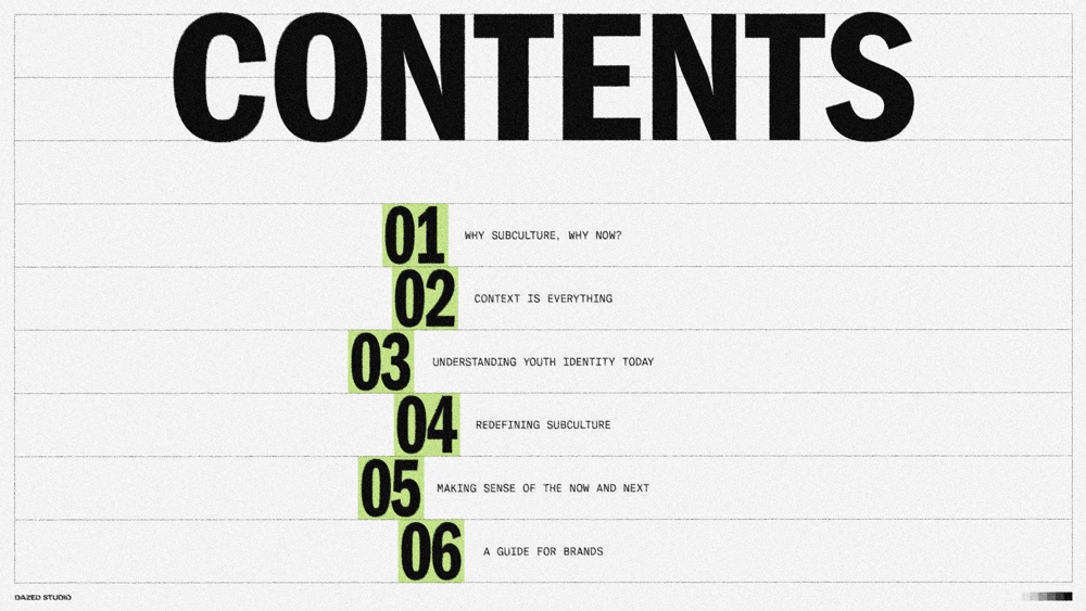 What is subculture? Get the Redefining Subcultures report | Dazed Studio